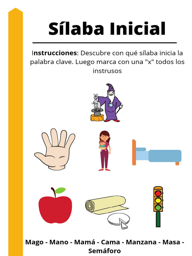 4 - Sílaba Inicial M y P | PDF