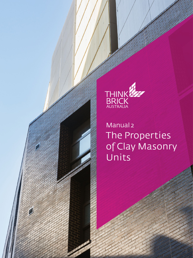 TBA 02 - The Properties of Clay Masonry Units | PDF | Engineering ...