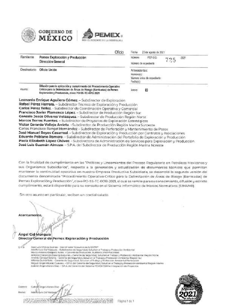 PO SS TC 0018 2021 Barricadas | PDF