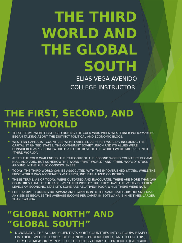 Understanding Global North and South Dynamics | PDF | Third World ...