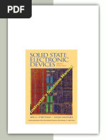 Semiconductor Physics and Devices (SOLUTIONS) (Donald Neamen) | PDF