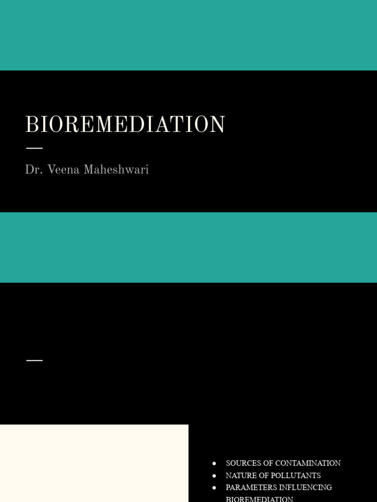 3 Microbial Bioremediation | PDF | Biodegradation | Environmental ...