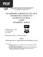 Afa 1 Learning Module 1 | PDF | Leaf | Agriculture