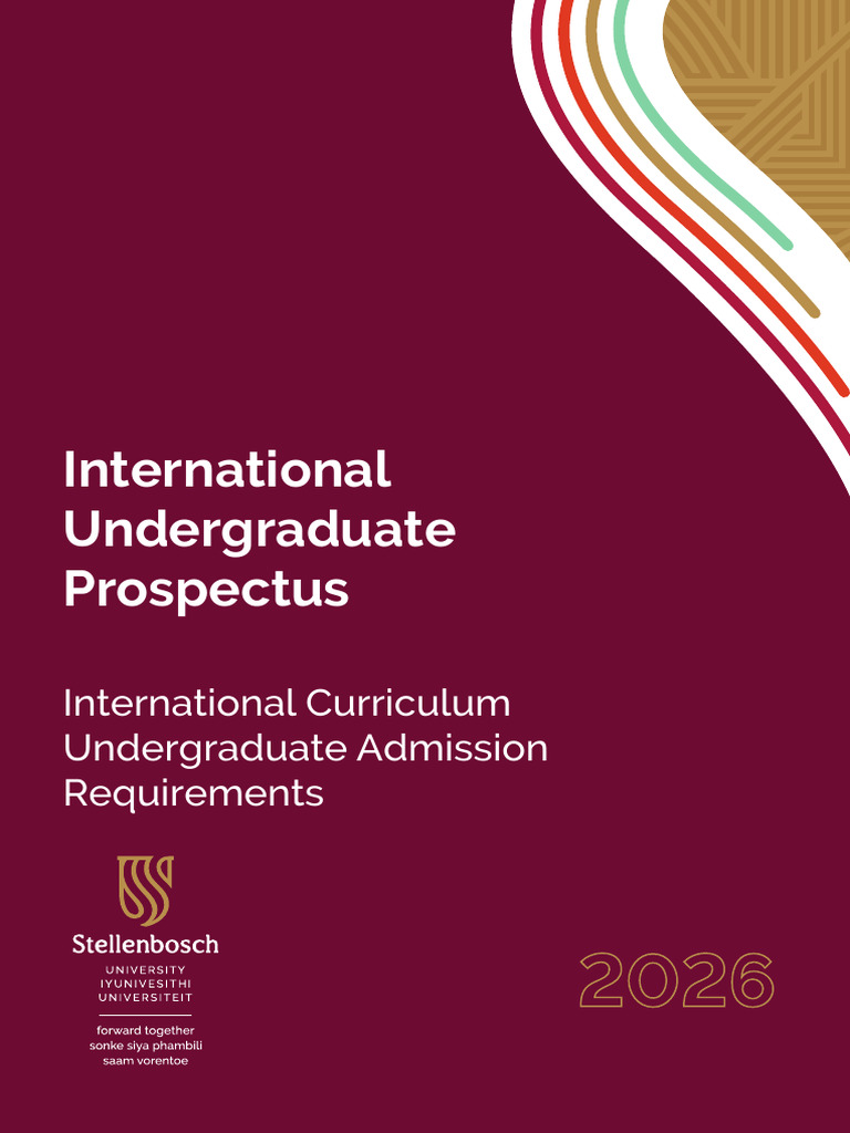 2026 - SU International Undergraduate Applications - Minimum Admission Requirements | PDF ...