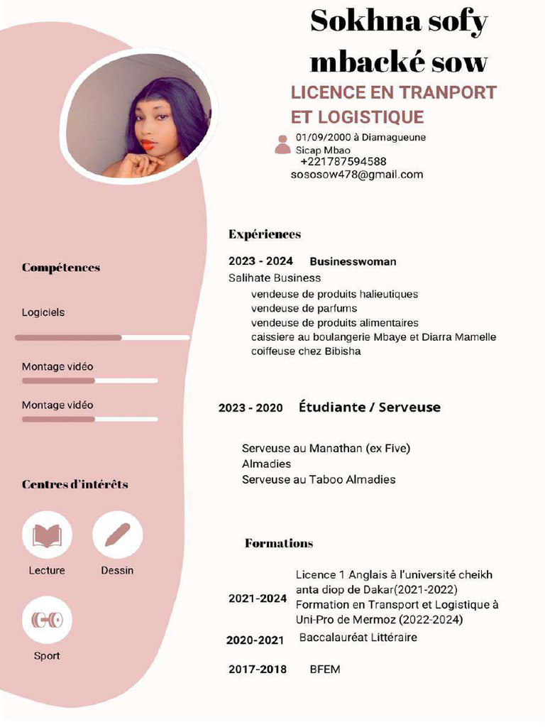 CV Sofi Sow | PDF