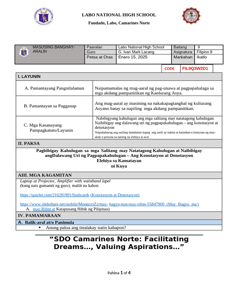 DLP Week 2 Day 1 | PDF