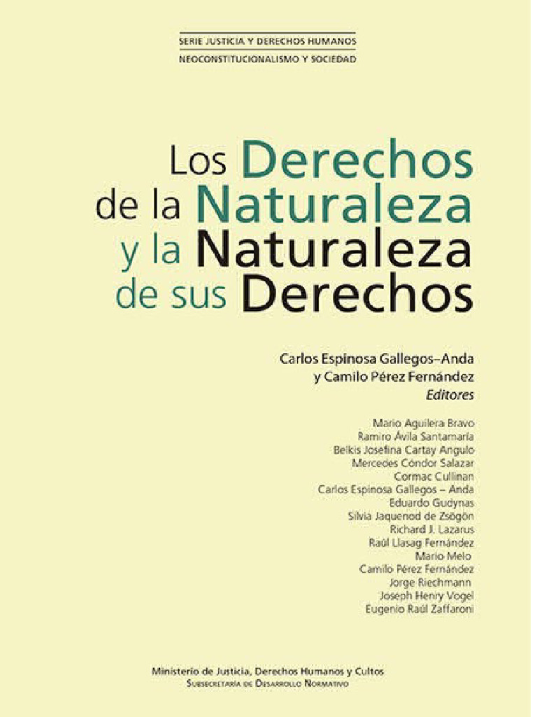 Derechos de La Naturaleza | PDF