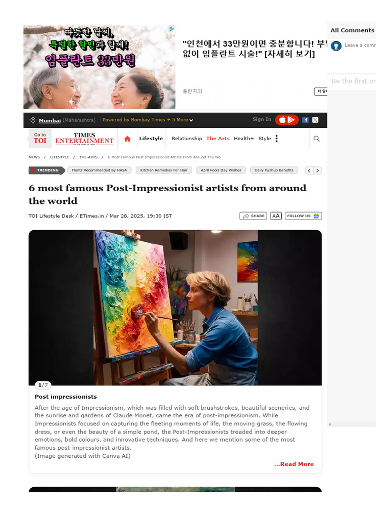 the-arts-6-most-famous-post-impressionist... | PDF | Impressionism | Cubism