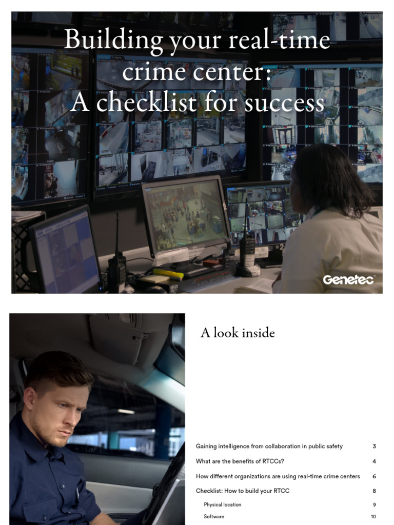 Building Your Real Time Crime Center A Checklist For Success | PDF ...