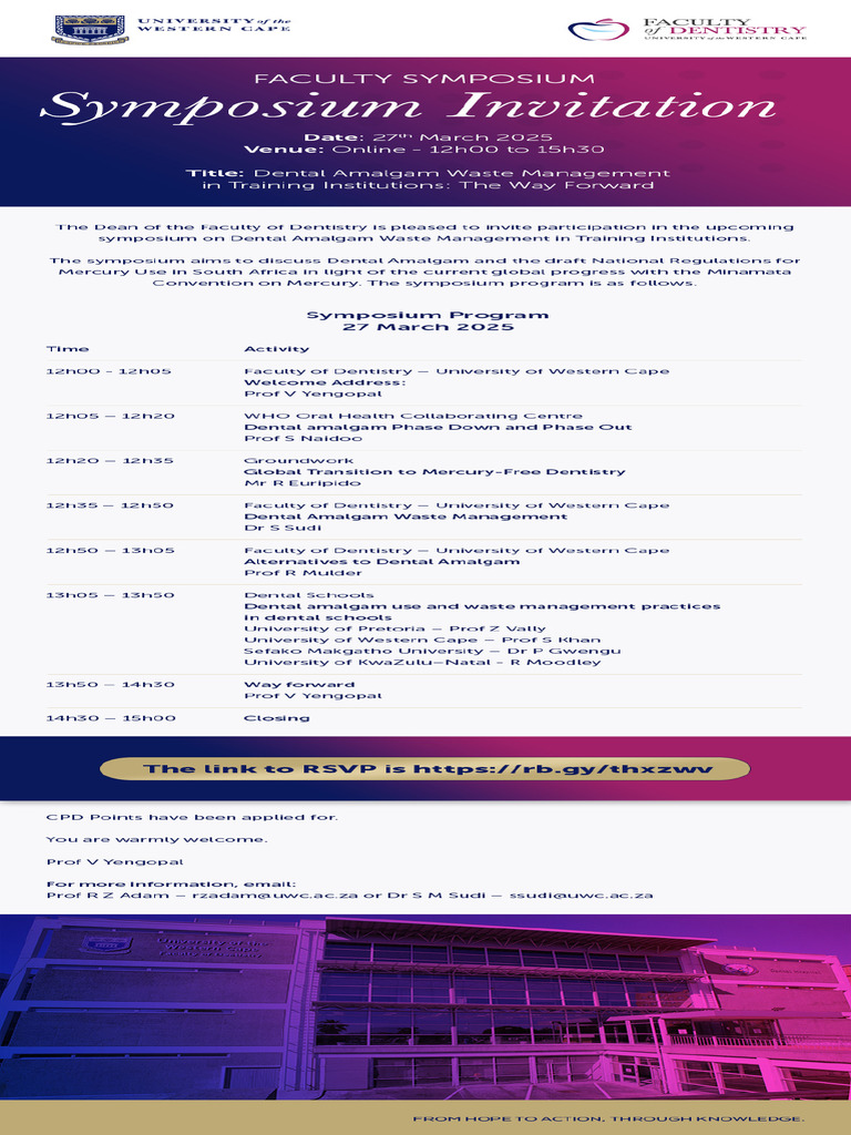 UWC Dental Amalgam Symposium | PDF