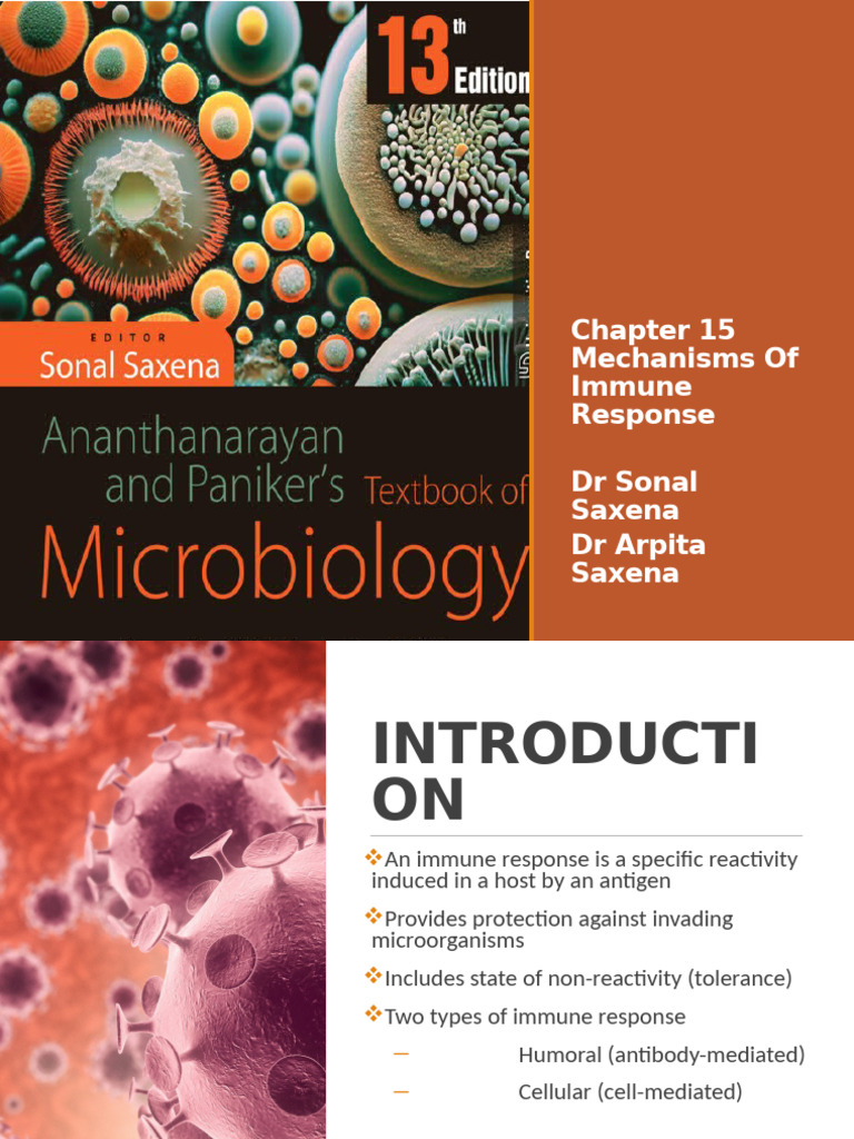 Mechanisms of Immune Response DR Sonal Saxena DR Arpita Saxena | PDF ...