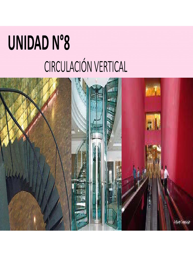 Microsoft PowerPoint - 1 CLASE 9 UNIDAD 8 ELEMENTOS DE CIRCULACION VERTICAL 2023 | PDF ...