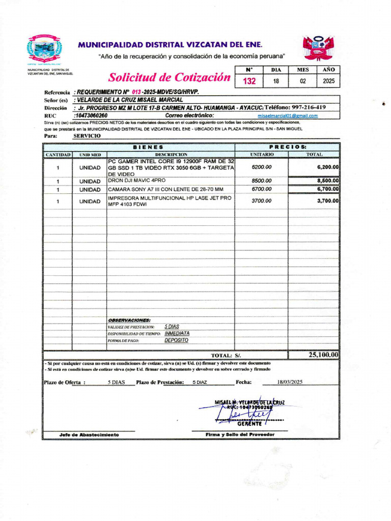Cotizacion #01 | PDF