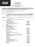 Annual Barangay Budget | PDF
