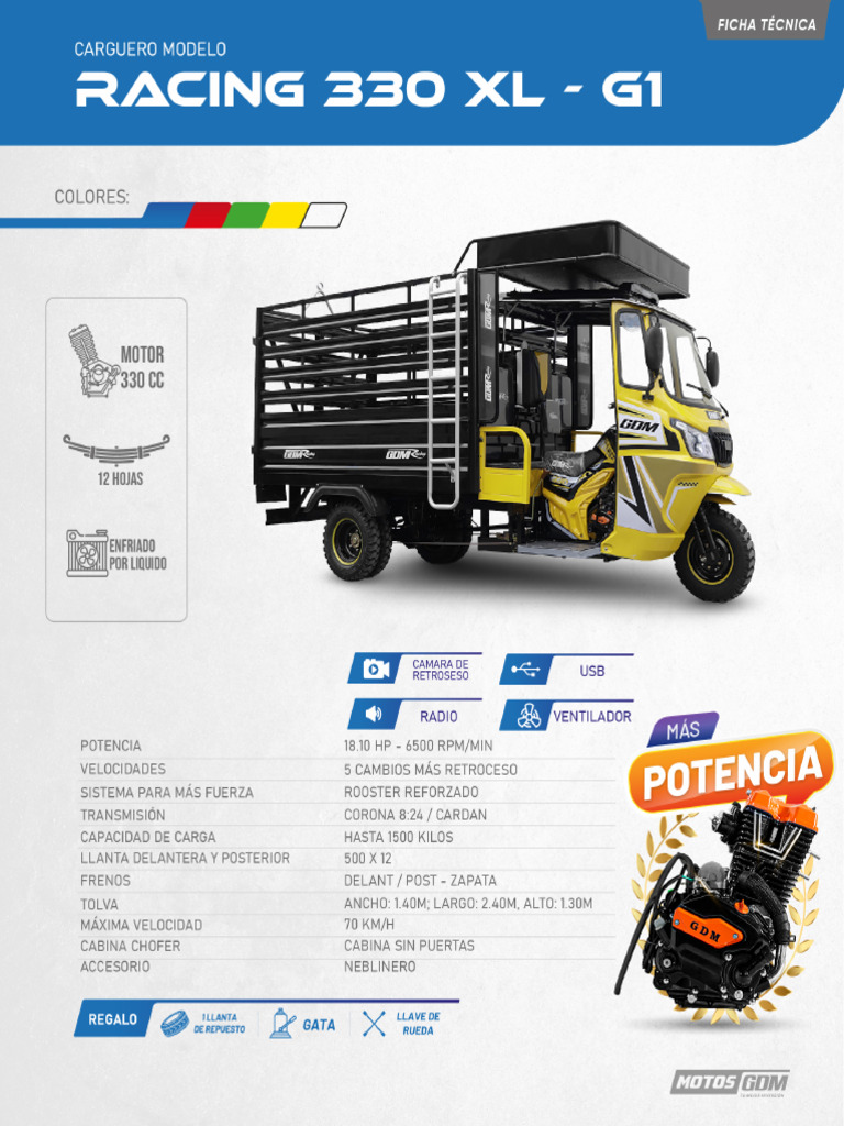 GDM Racing 330 XL G1 | PDF
