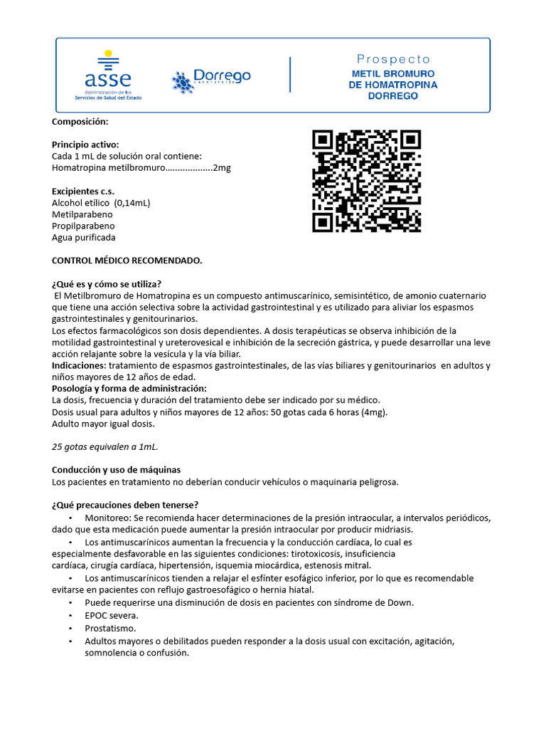 Compra de Metilbromuro de Homatropina | PDF | Medicamentos con receta ...