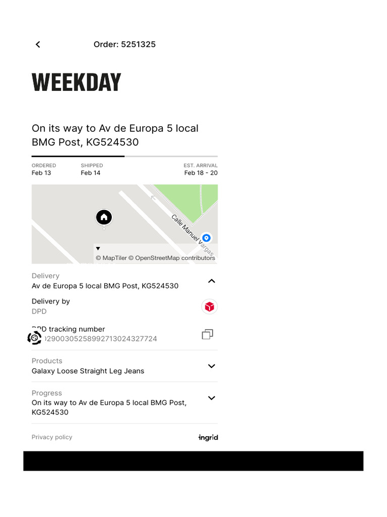 Track Your Delivery - Ingrid Tracking Page | PDF
