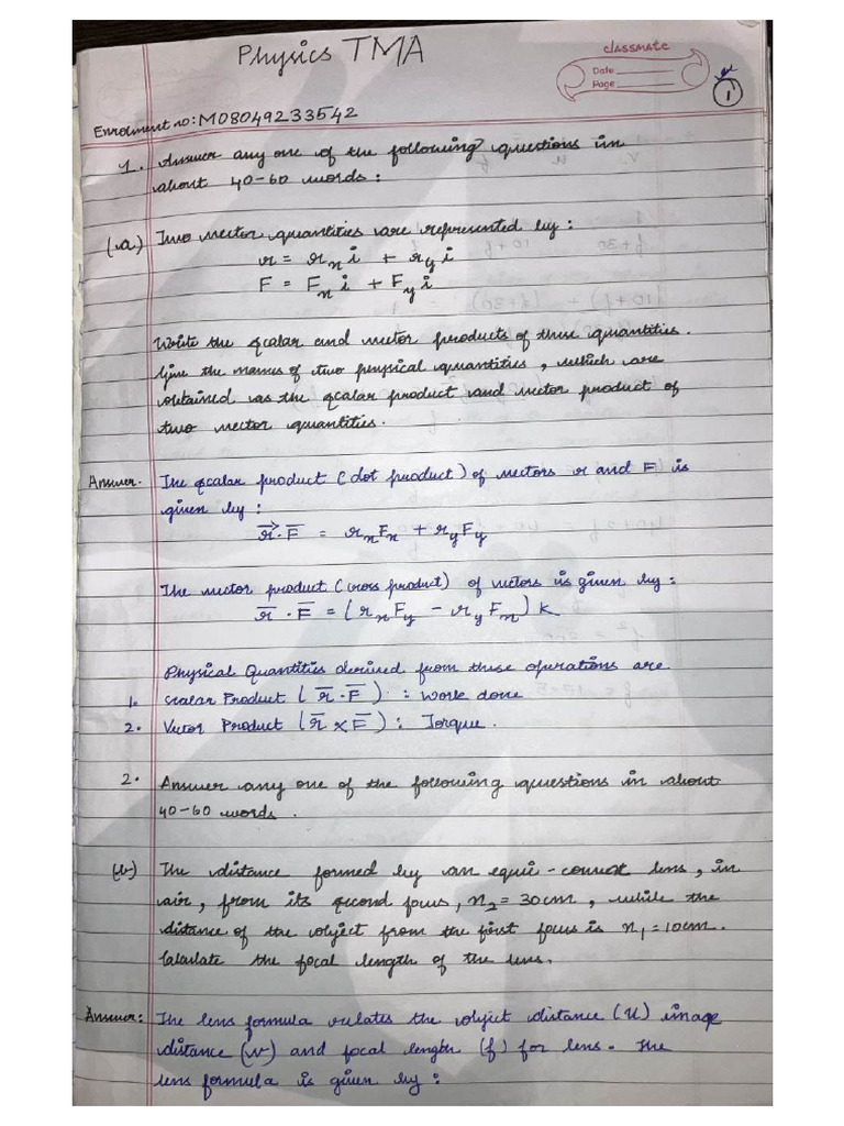 TMA Physics-Compressed | PDF