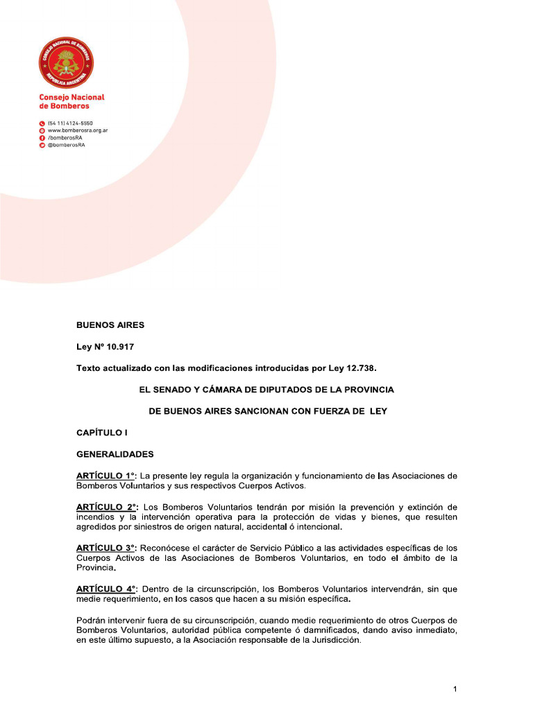 LEY 10.917 PBA | PDF