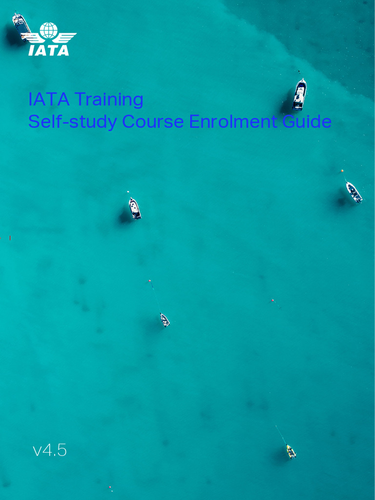 Iata Self Study Enrollment Guide | PDF | Login | Password