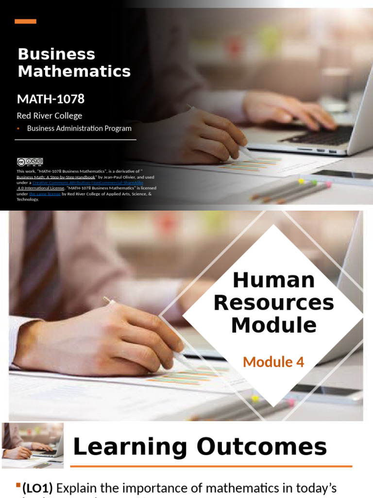 MATH1078 Module 4 - Human Resources Module STUDENT | PDF | Overtime | Salary
