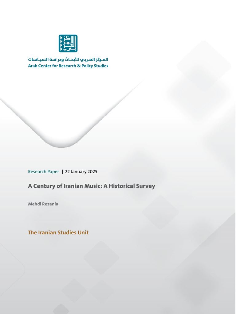 A Century of Iranian Music Overview | PDF | Iran | Persian Language