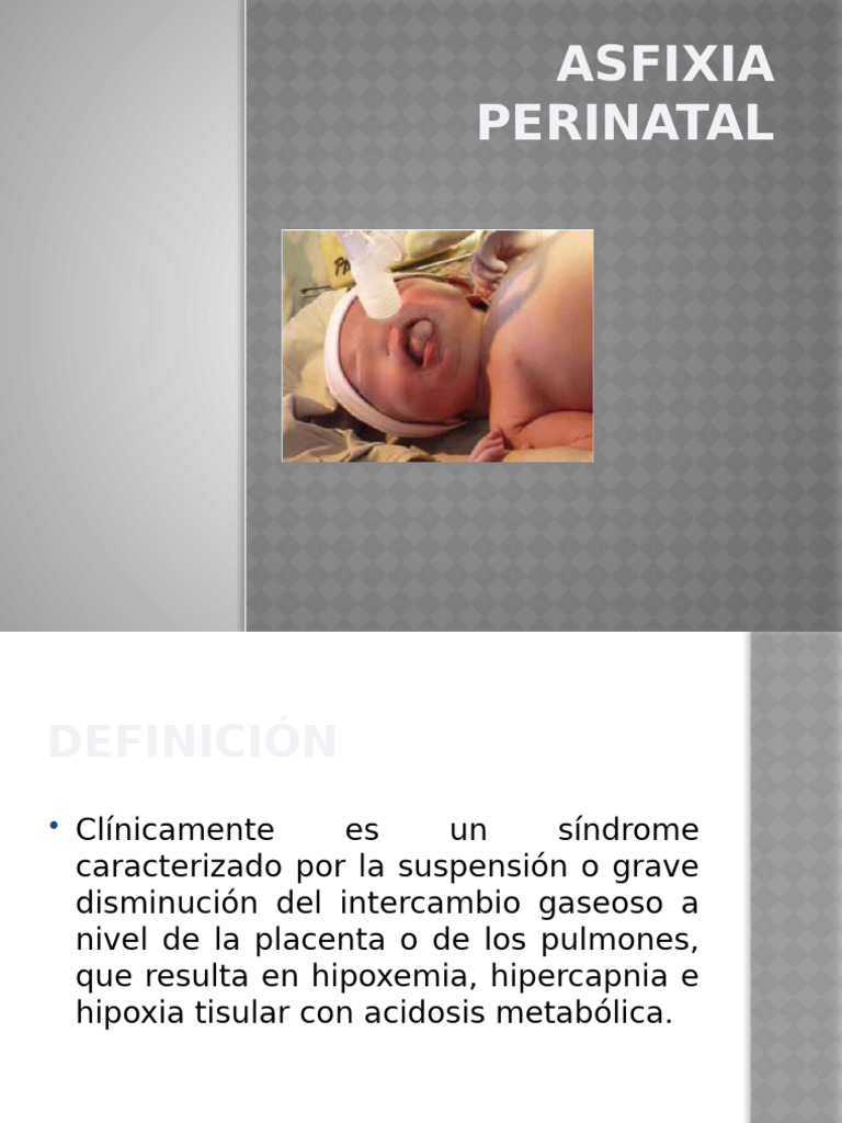 ASFIXIA PERINATAL Expo | PDF | Parto | Feto
