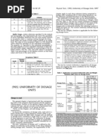 Uniformity of Dosage Units in Pharmaceuticals | PDF | Tablet (Pharmacy ...