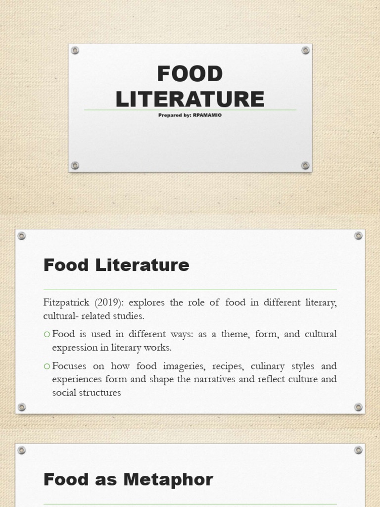 Food Symbolism in Southern Literature | PDF