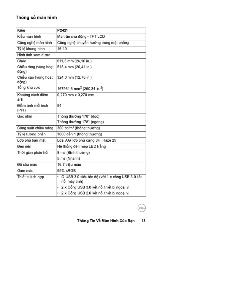 Dell P2421 | PDF