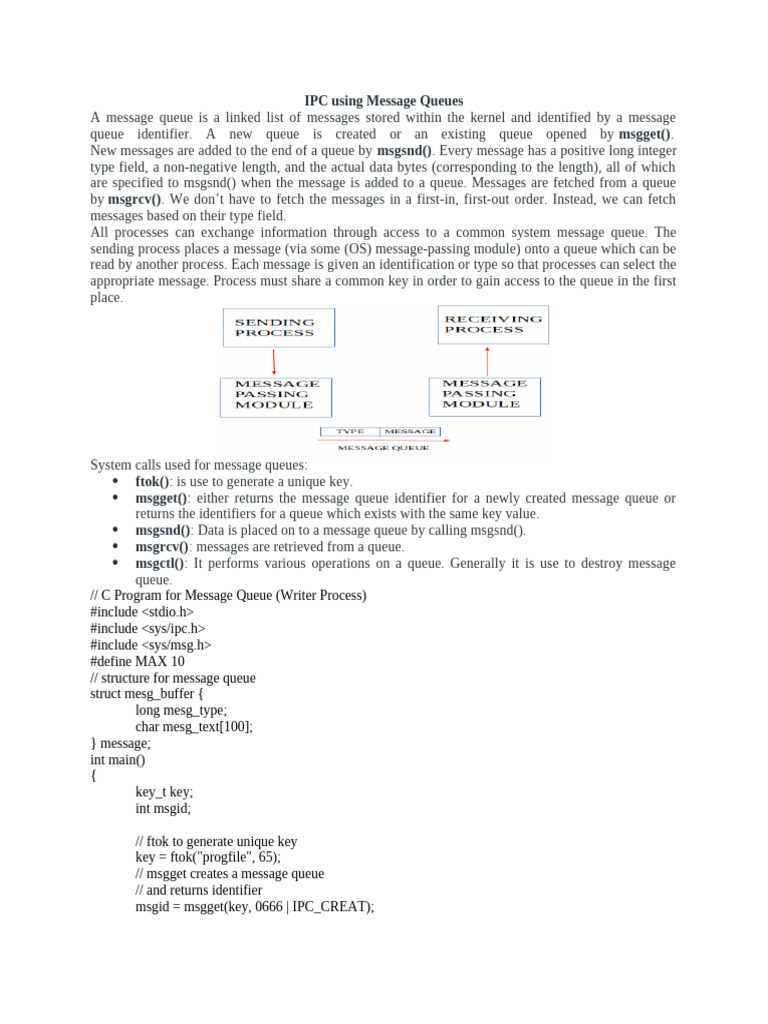 Unit 4 Message Queues Semaphores Pdf Synchronization Software Engineering