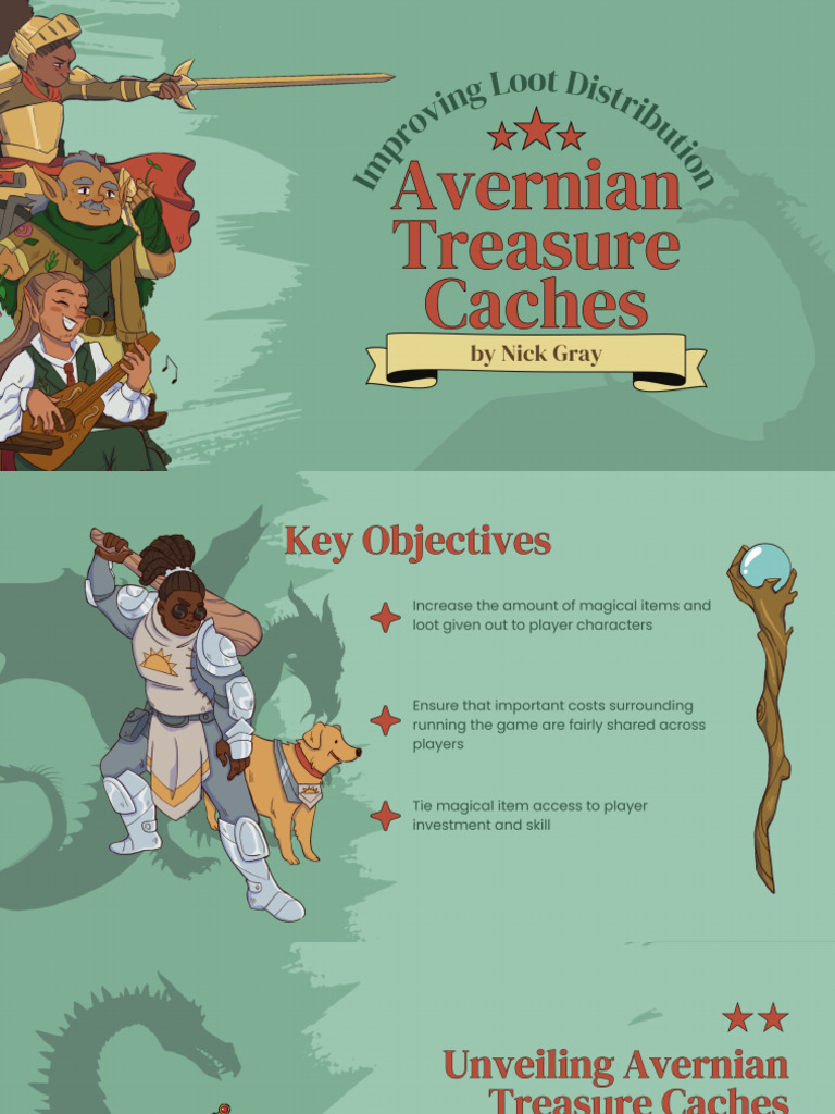 A Layperson's Guide To Avernian Treasure Caches | PDF