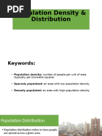 Reasons for Sparse Population Areas | PDF
