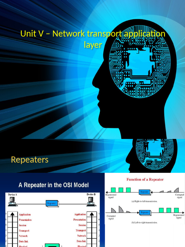 Network Transport Application Layer | PDF
