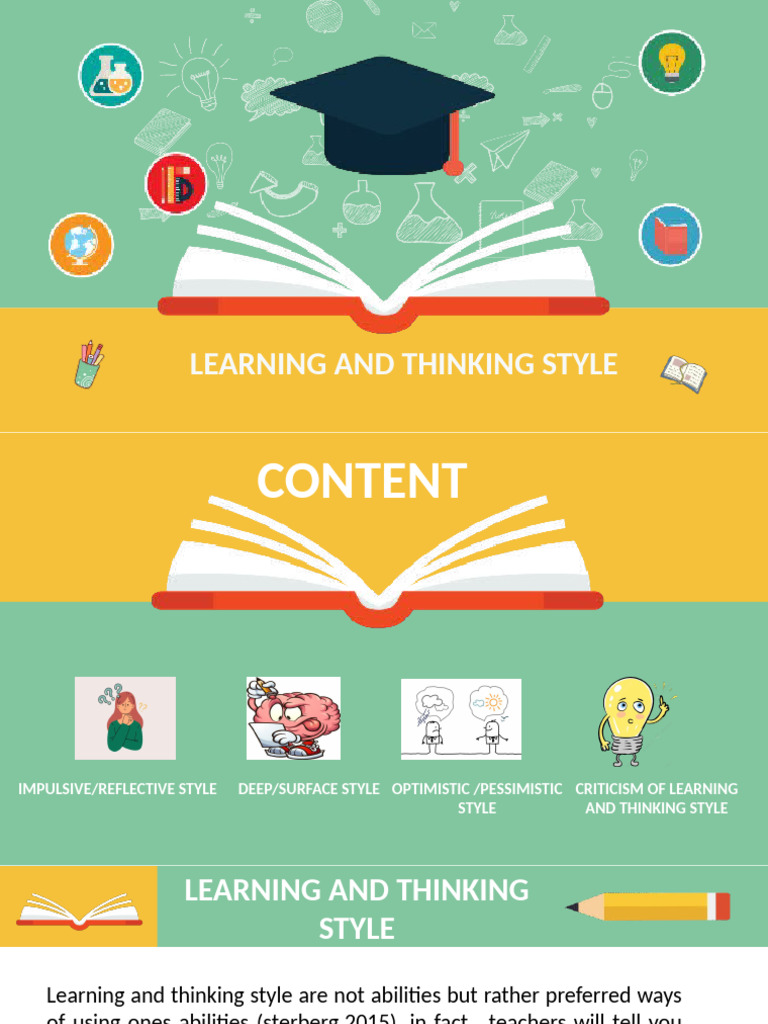 Understanding Learning and Thinking Styles | PDF | Learning | Optimism