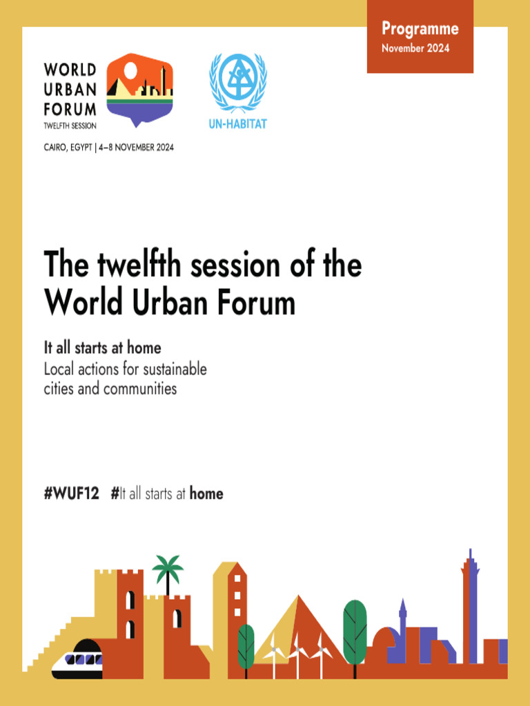 Wuf12 Programme | PDF | United Nations Human Settlements Programme ...