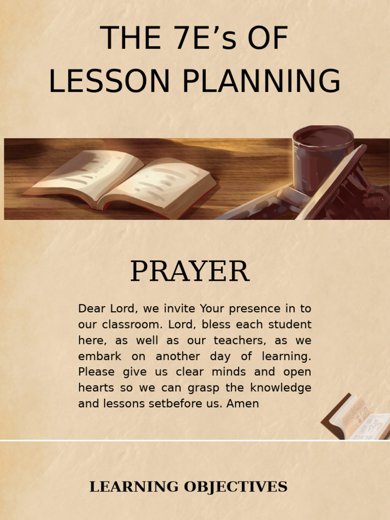 The 7es of Lesson Planning Report 1 | PDF | Learning | Teachers