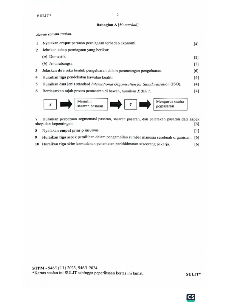 PP STPM 2024 S1 | PDF