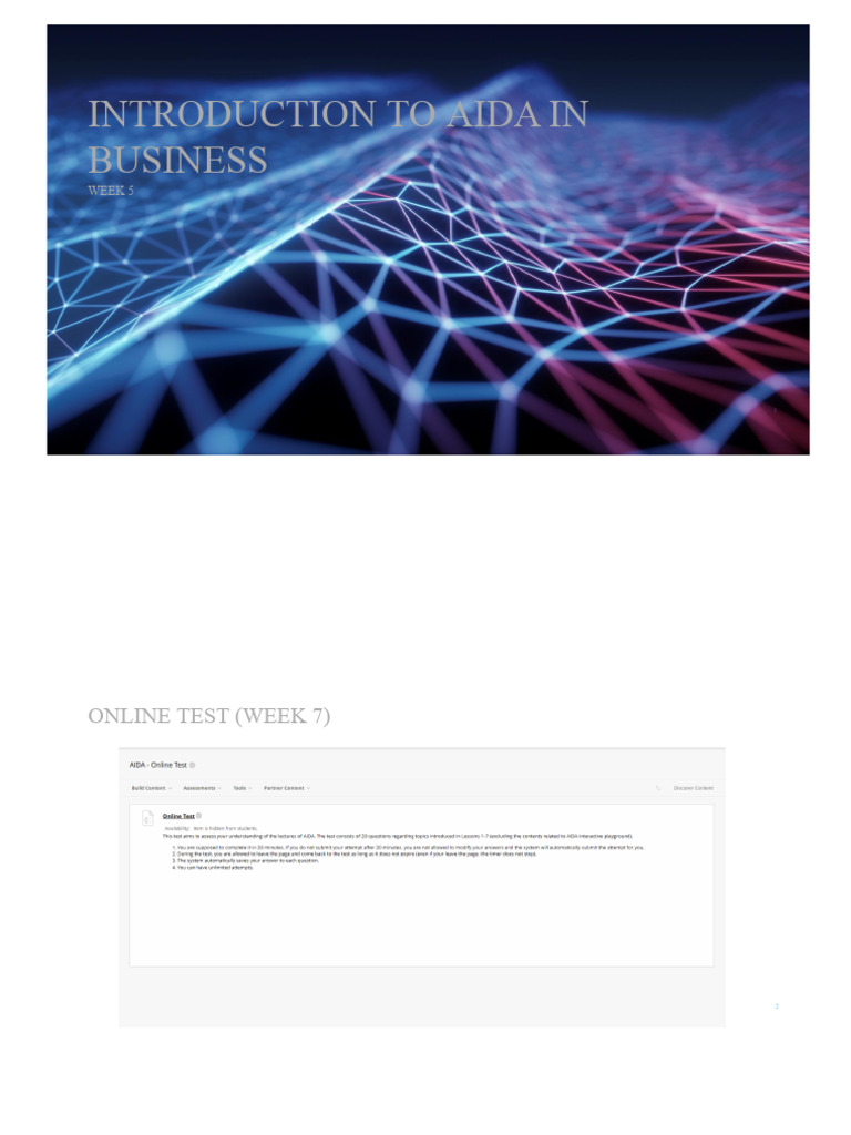 Week 5 AIDA Insights and Applications | PDF | Artificial Intelligence | Intelligence (AI ...