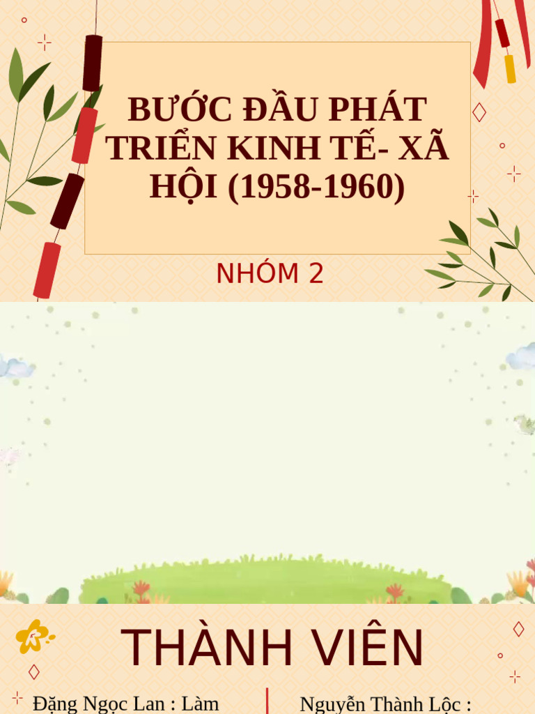 Lịch Sử 9.12 Nhóm 2 Phát Triển Kt-xh | PDF