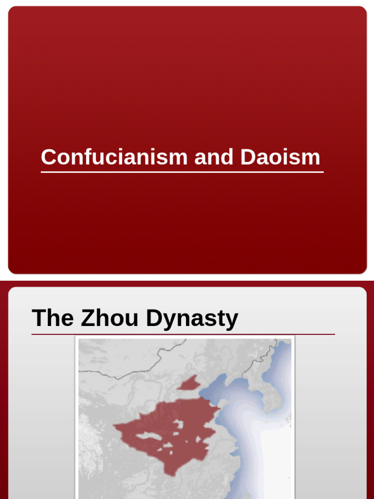 Confucianism and Daoism | PDF