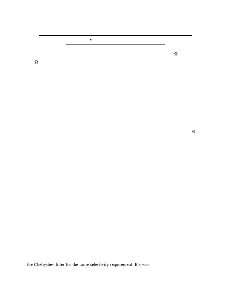 Designing A Lowpass Transmission Line Filter Using Richarde28099s ...