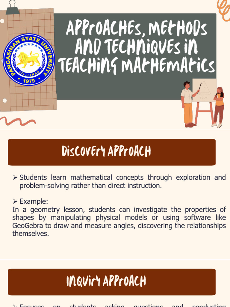 EGE 116 Approaches Methods and Techniques | PDF | Mathematics | Learning