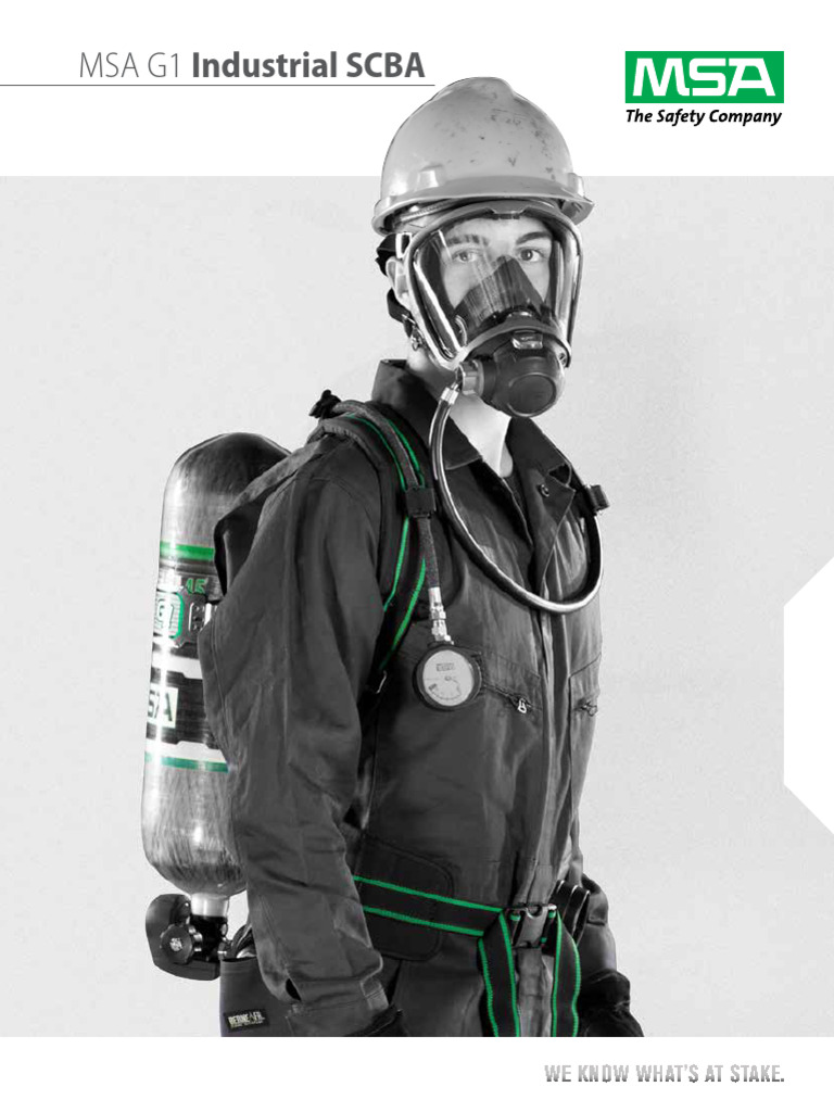 MSA G1 Industrial SCBA Overview | PDF | Respiration | Manufactured Goods