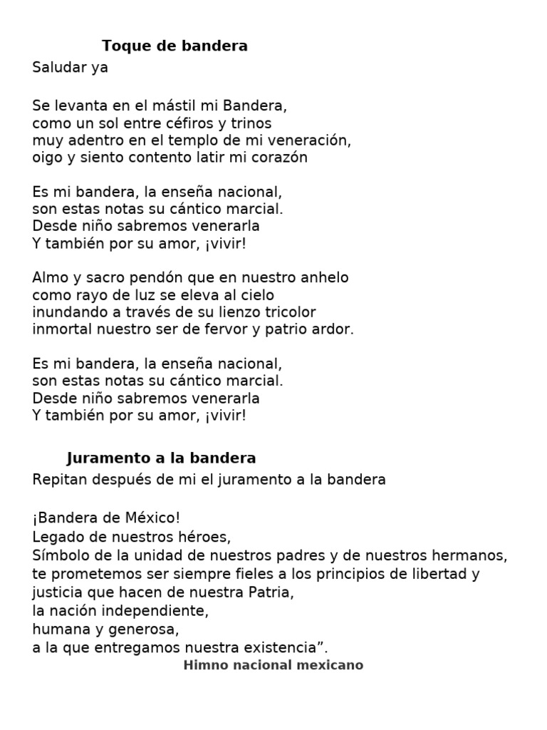 Toque de bandera | PDF