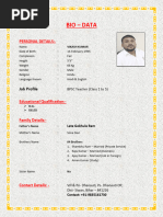 20 Marriage Biodata Format Word | PDF