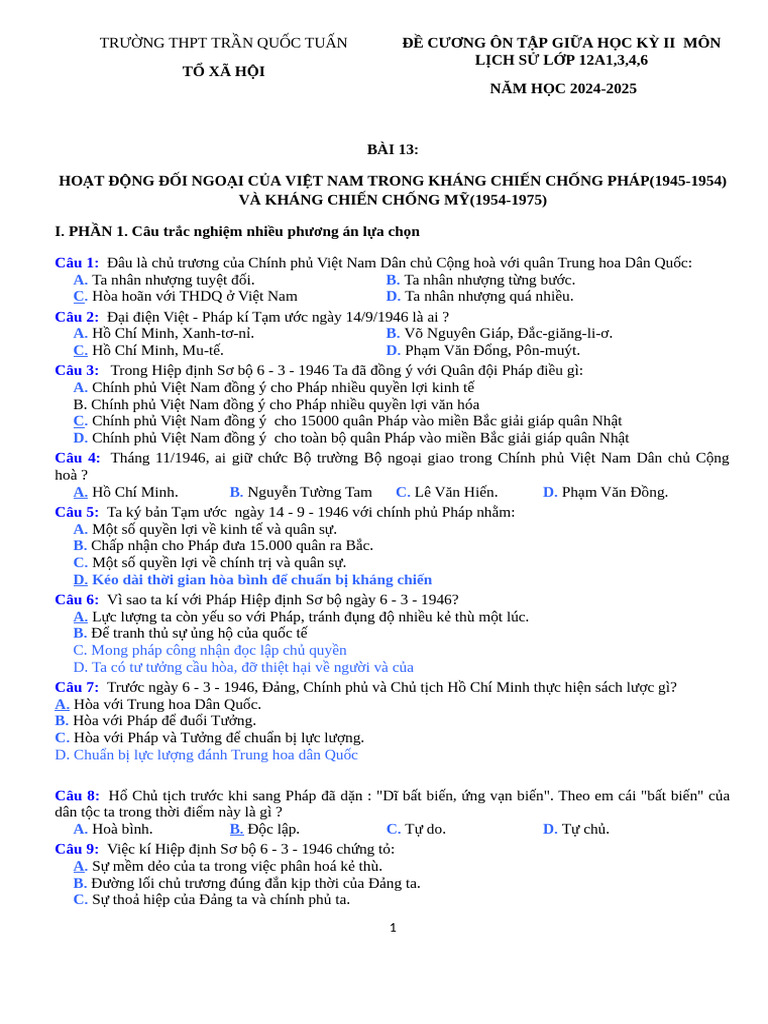 ĐC Ôn L P 12 GHK Ii - GV | PDF