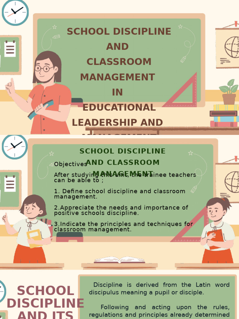 School Discipline & Classroom Management | PDF | Disciplines ...