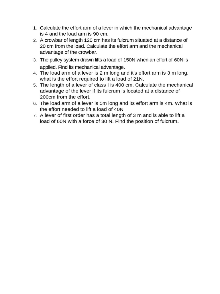 Simple Machines Extra Sums | PDF