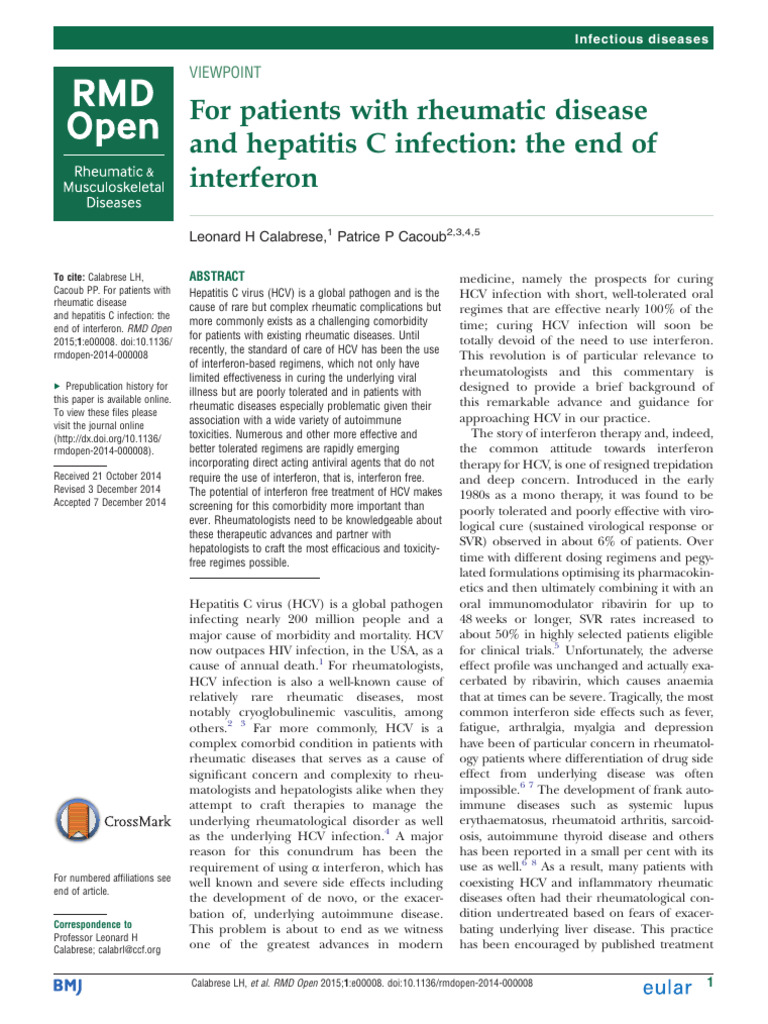 HBC Figure 2 Source Article | PDF | Hepatitis C | Hepatitis C Virus